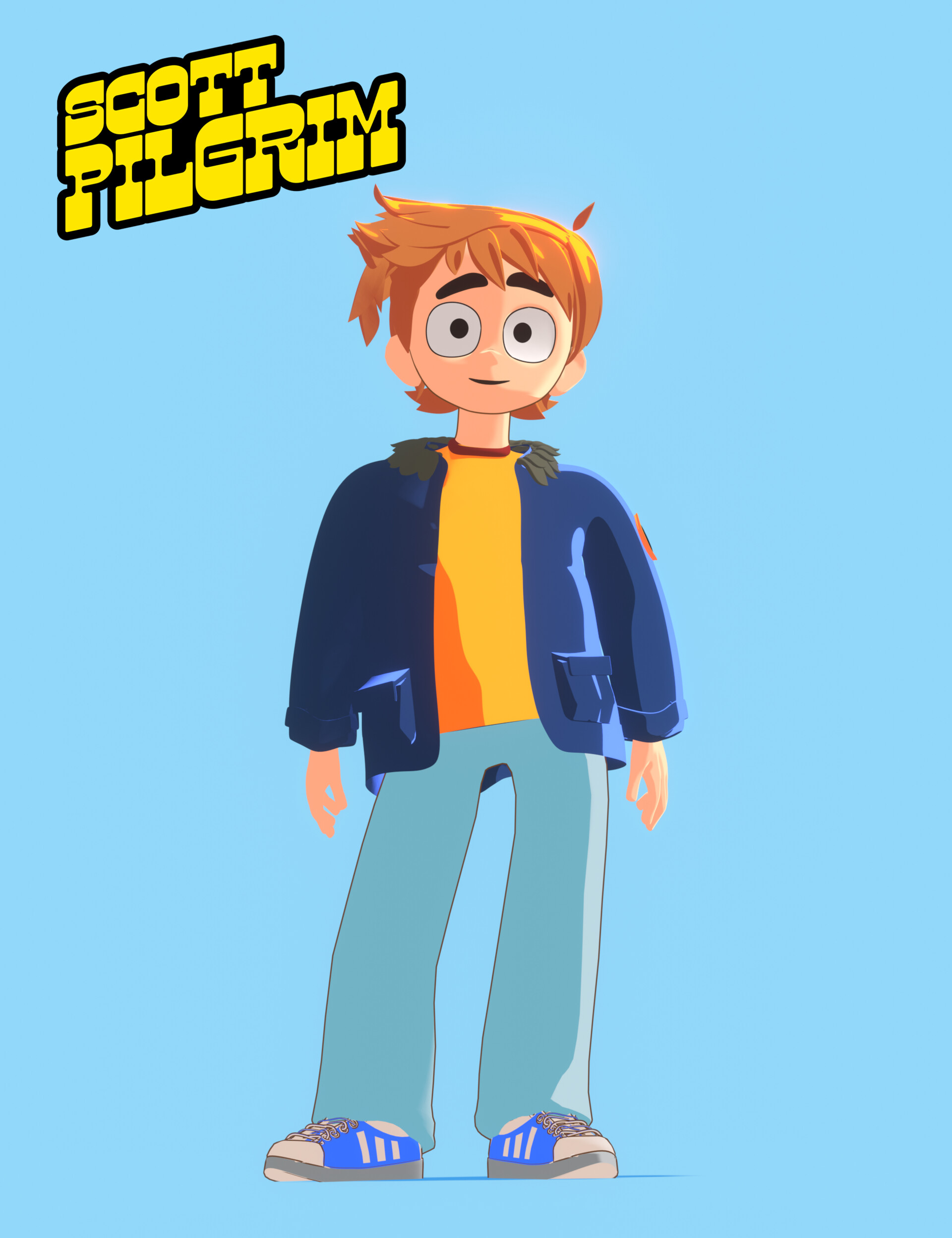 ArtStation - Scott Pilgrim 3D Character
