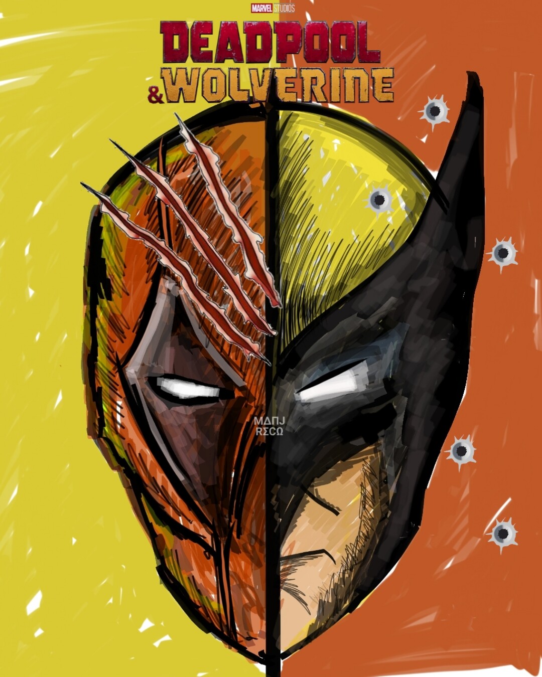 ArtStation - Deadpool and Wolverine fan art