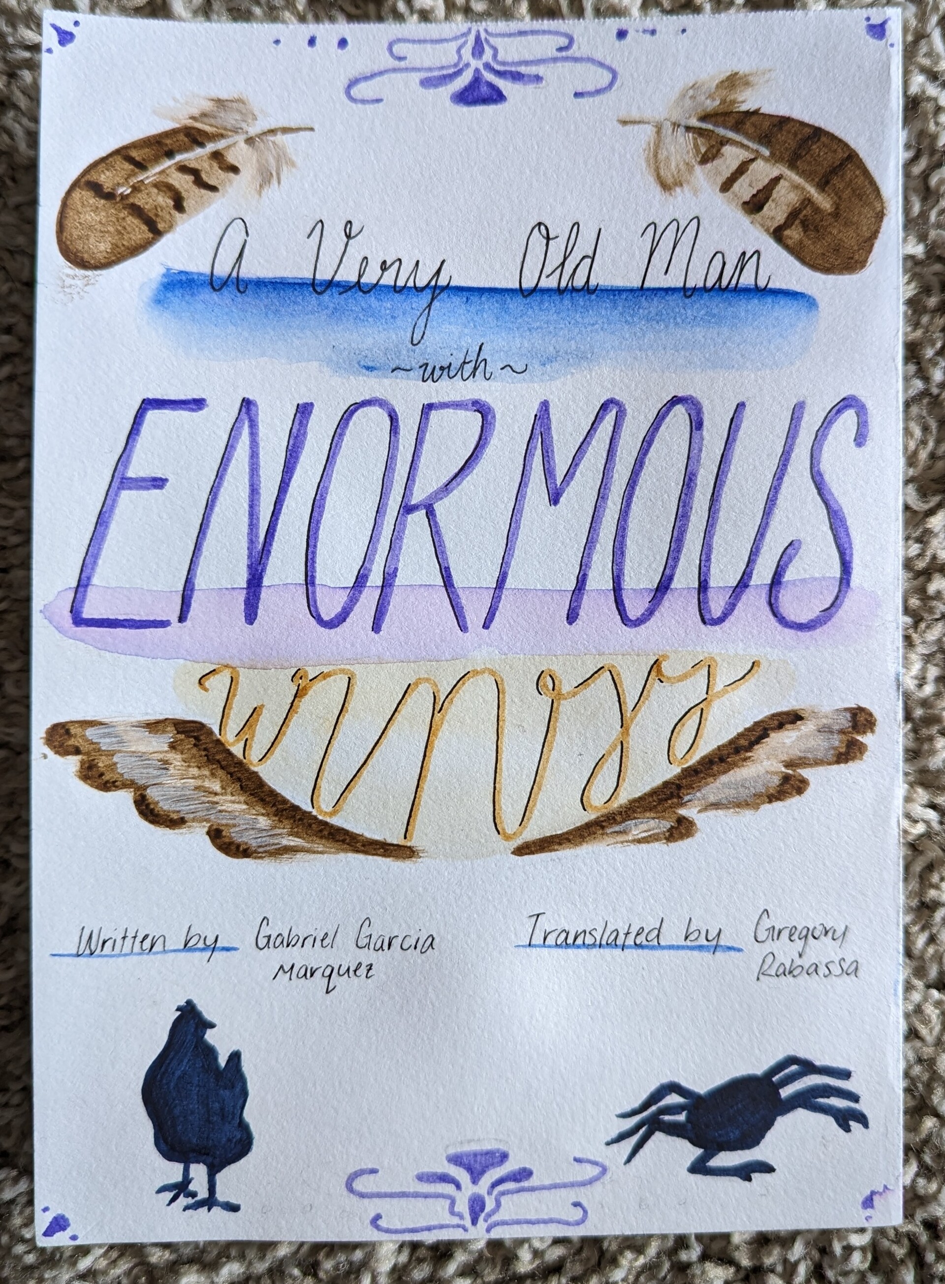 ArtStation - A Very Old Man with Enormous Wings