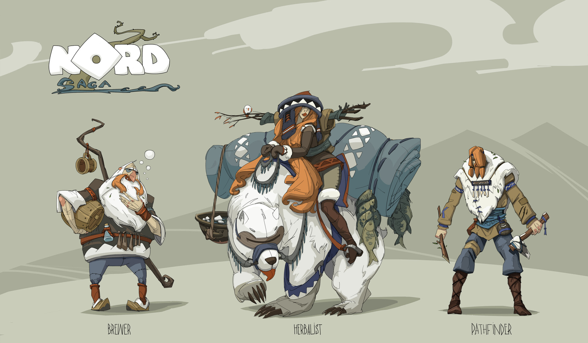 ArtStation - NORD SAGA character art