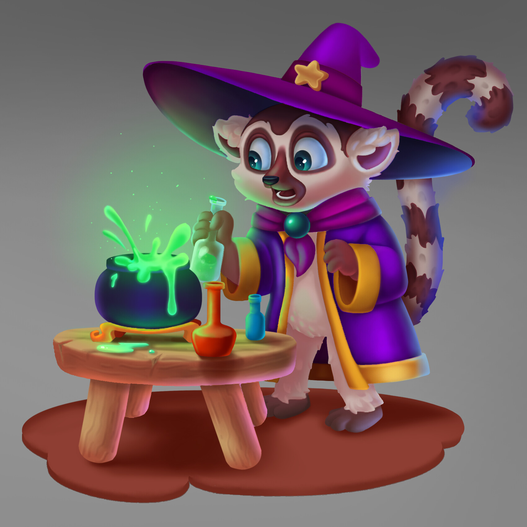ArtStation - Witch Lemur