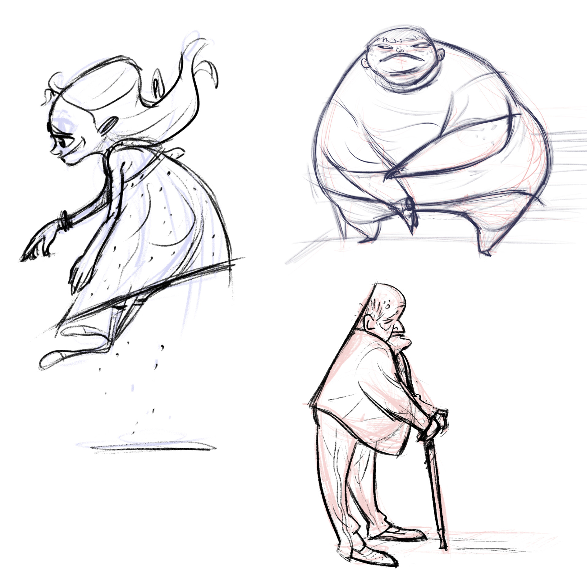 how to draw human cartoon characters