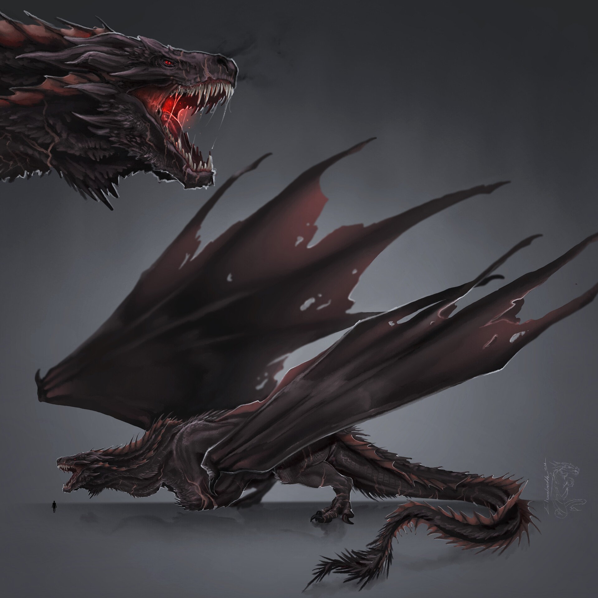 ArtStation - Balerion The Black Dread