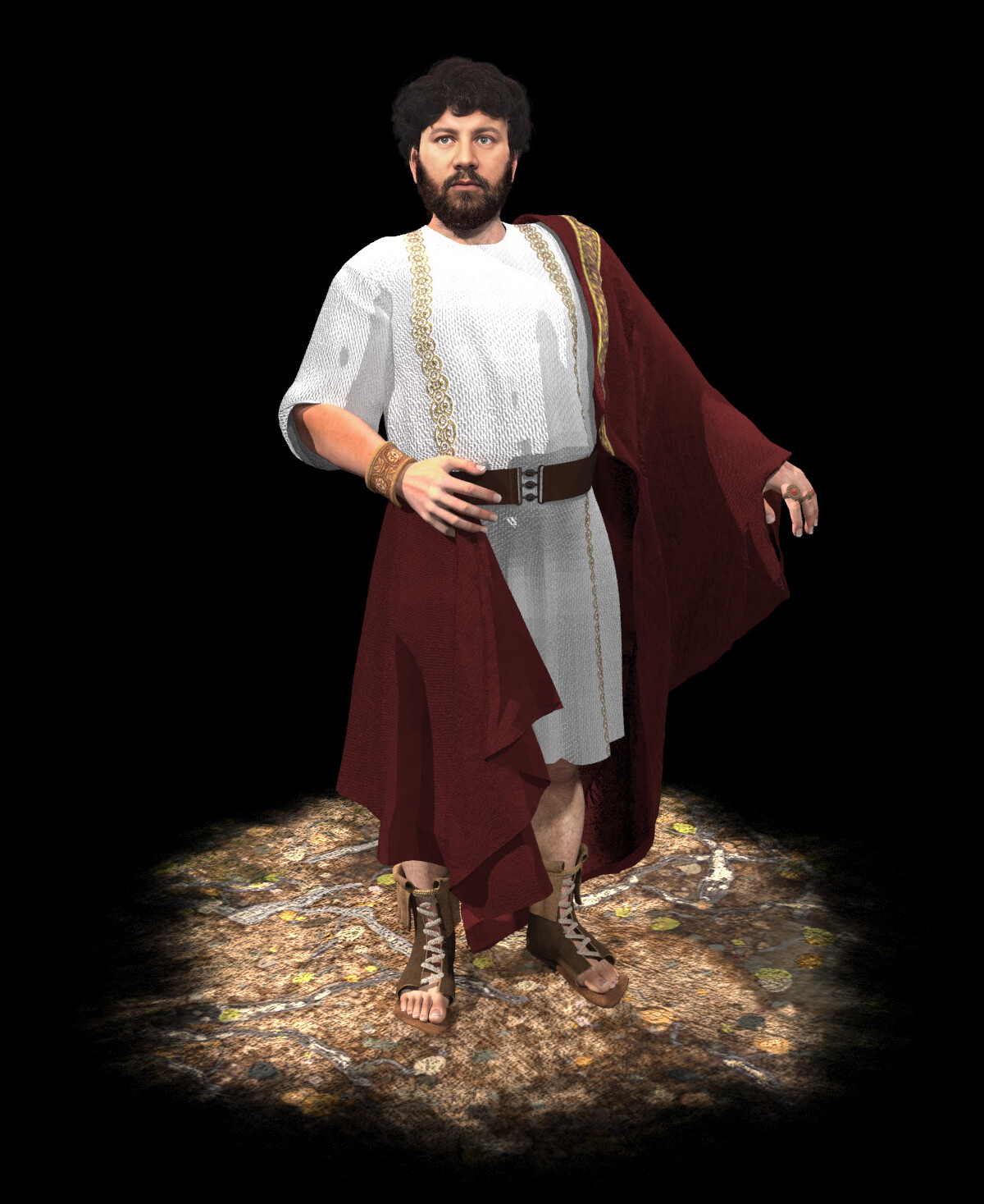 ArtStation - Lentulus Batiatus - Sir Peter Ustinov (Spartacus 1960)