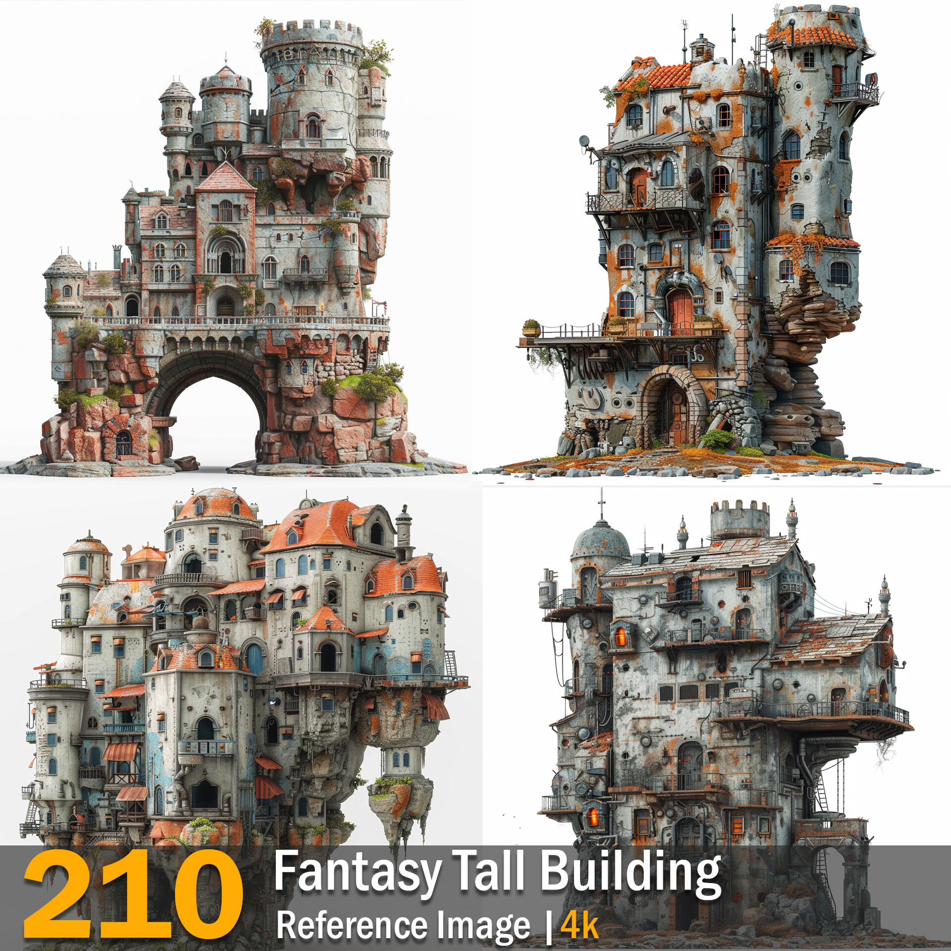 ArtStation - Fantasy Tall Building | Reference Images | 4K