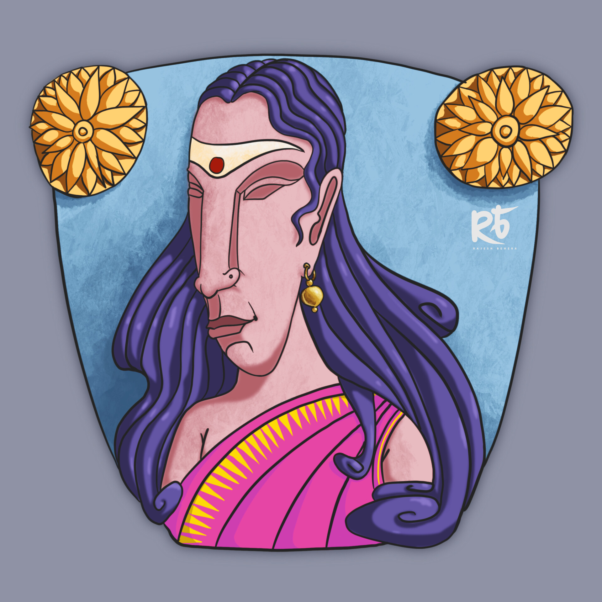 ArtStation - South lady