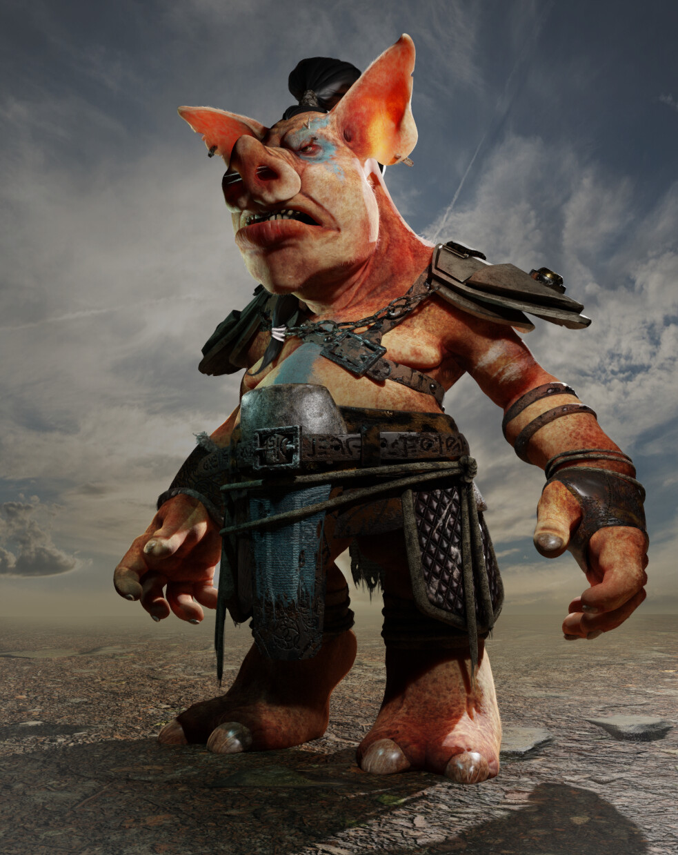 ArtStation - Realtime Pig Warrior character
