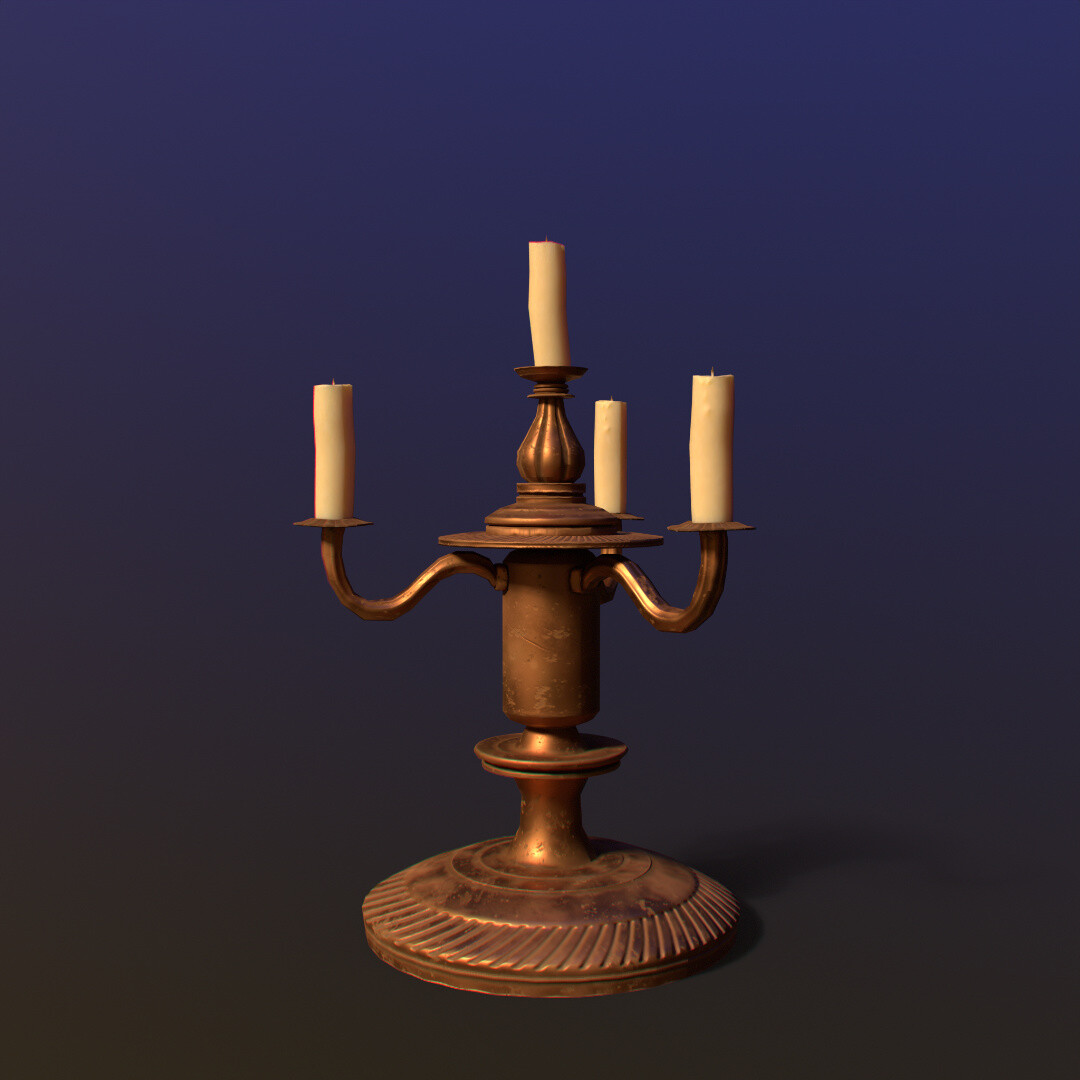 ArtStation - Candle Stand