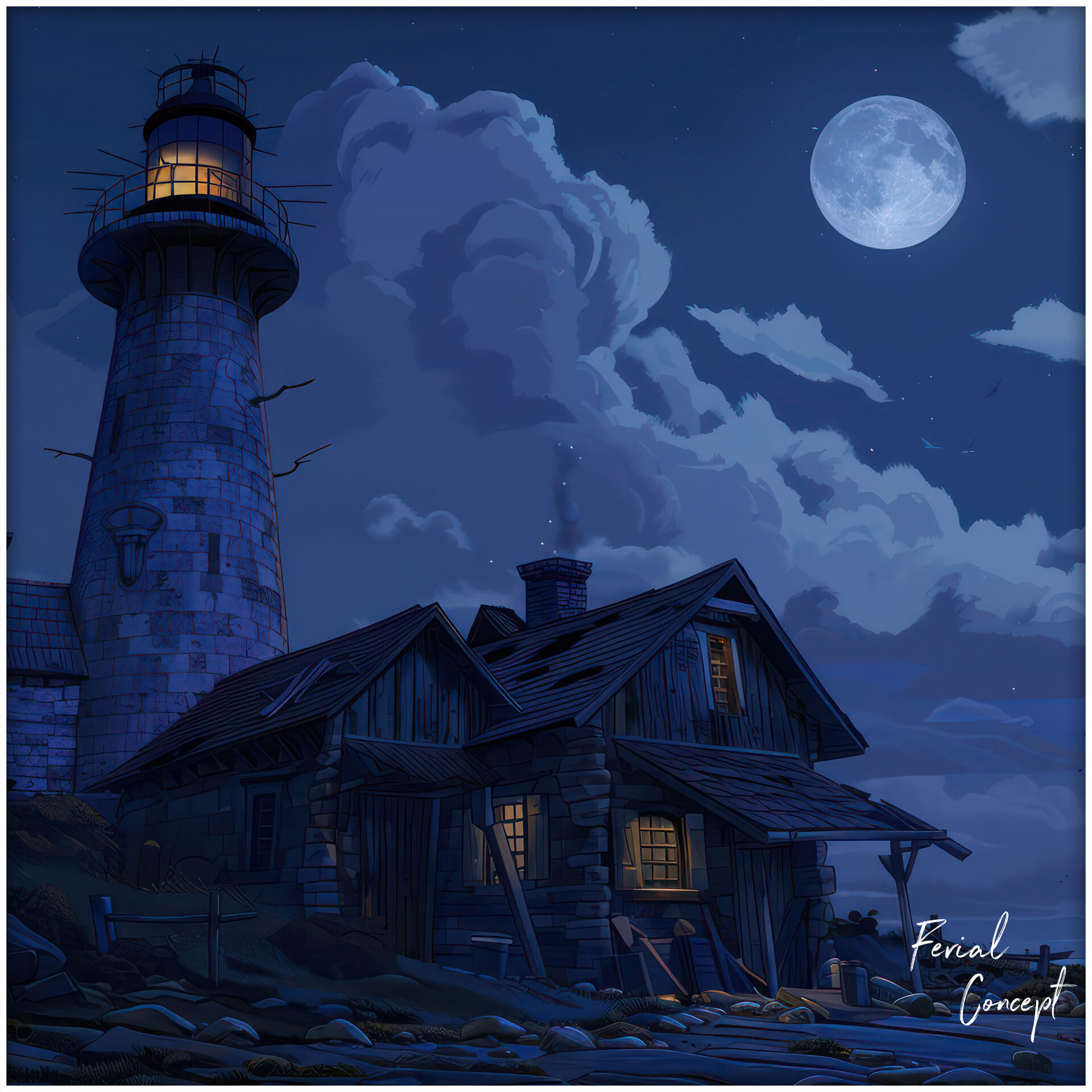 ArtStation - 🔹200 Lighthouse - Anime Concept Reference Image Pack v.38 |4K|