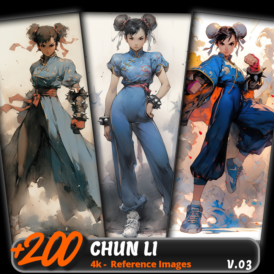 ArtStation - CHUN LI VOL. 03/ 4K/ Reference Image