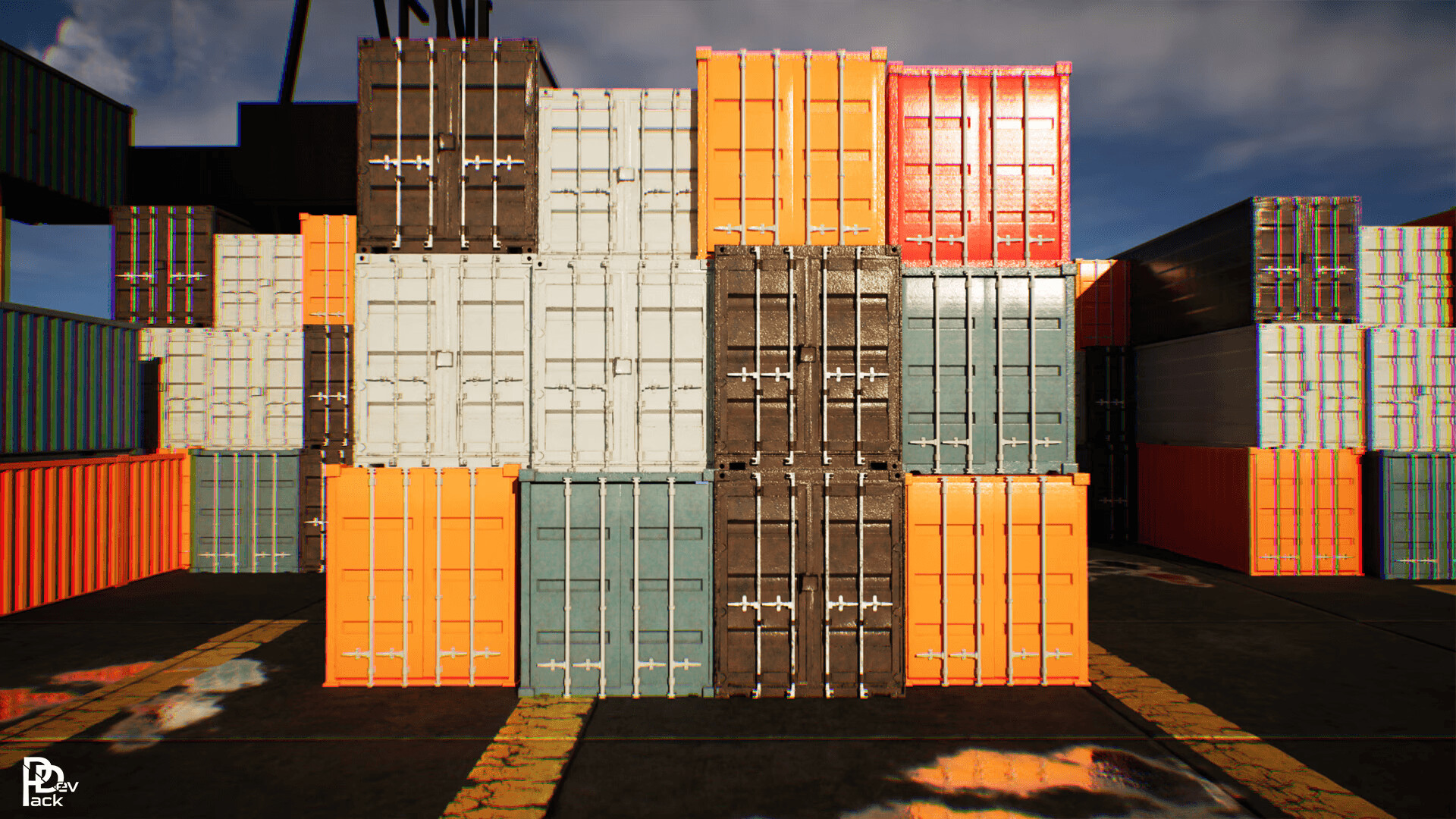 PackDev - Industrial Containers / 10+ Assets