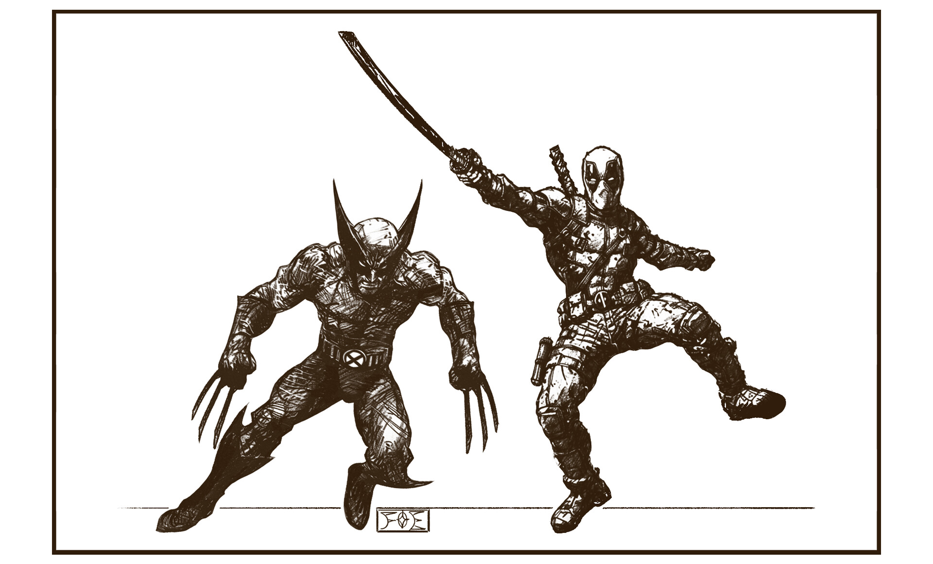 ArtStation - Deadpool and Wolverine character art
