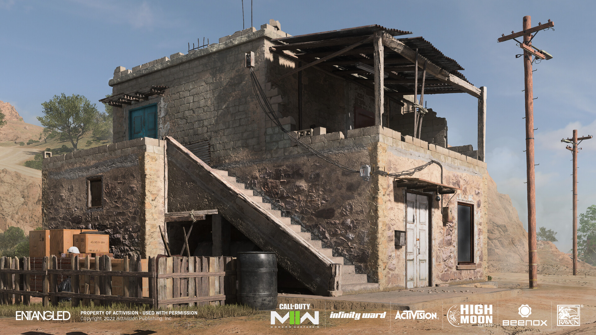 ENTANGLED Studio - In-game Level Art for Call of Duty MW2