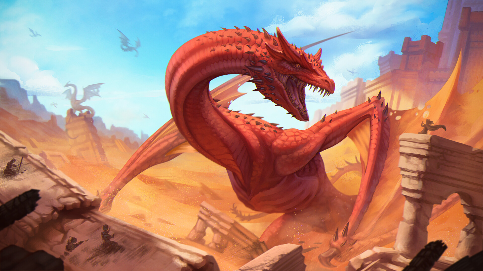 ArtStation - Wrath of The Red Serpent