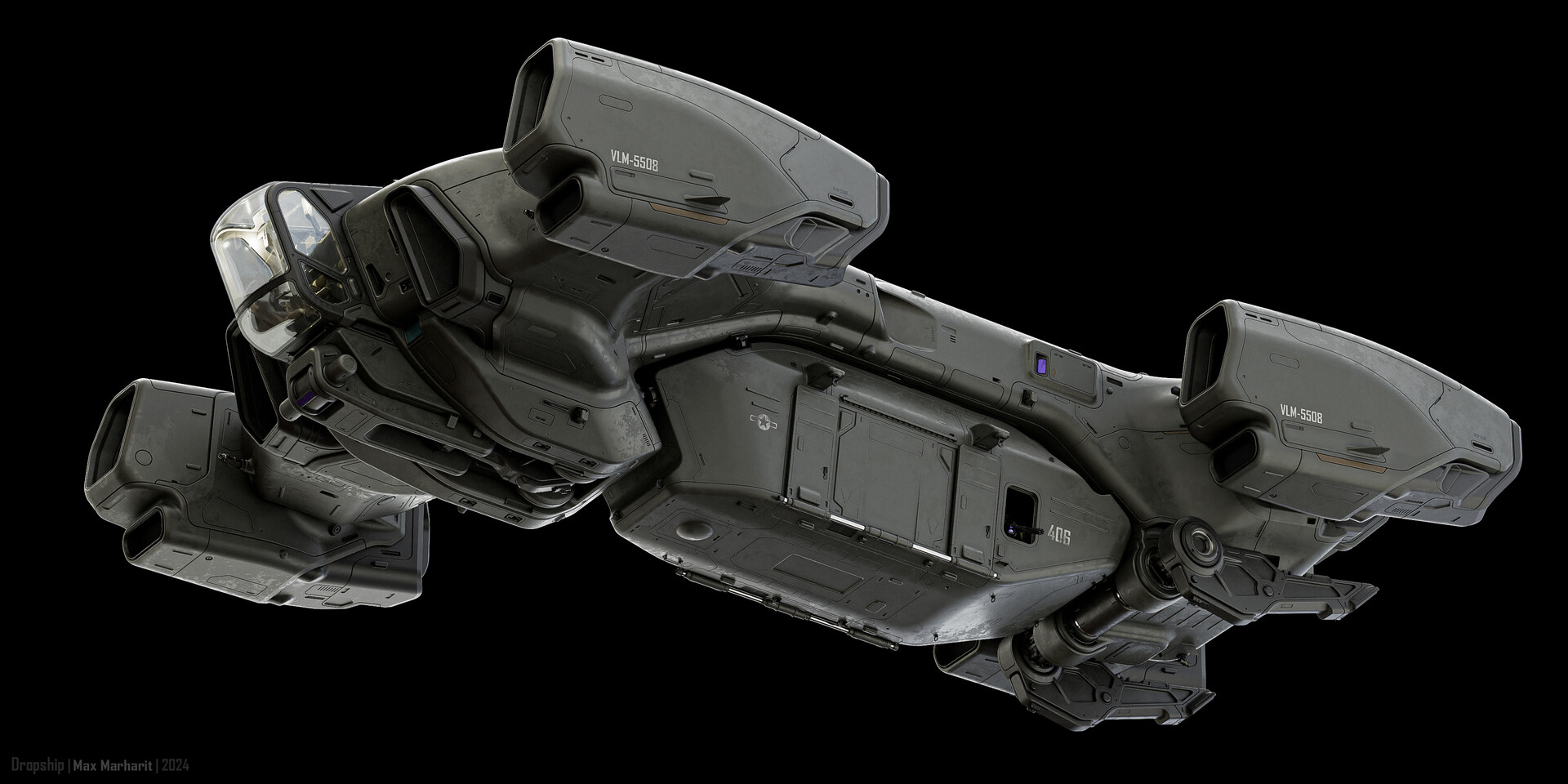 Max Marharit - 3D Concept Designer - Dropship Design