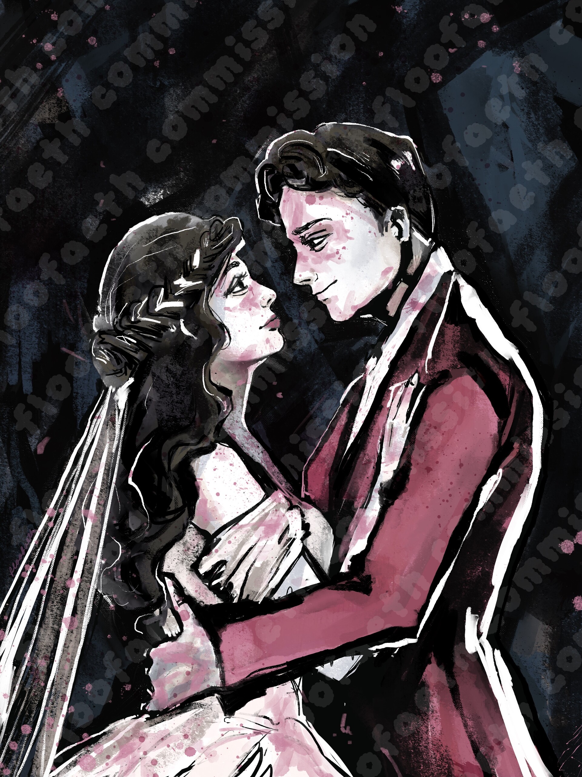 ArtStation - Digital Art Commission - MCR Three Cheers