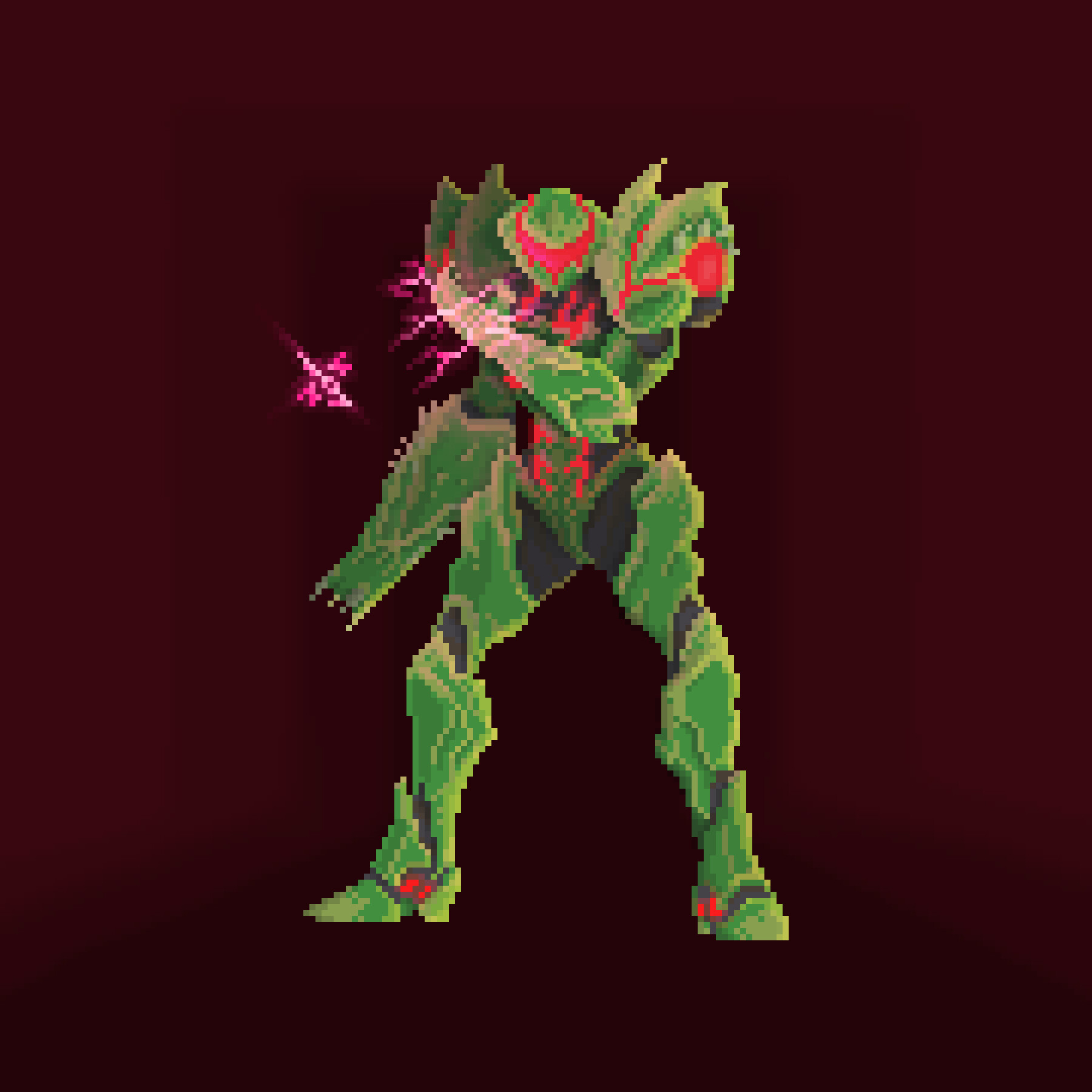 ArtStation - Metroid Dread - Pixel Art Fanart