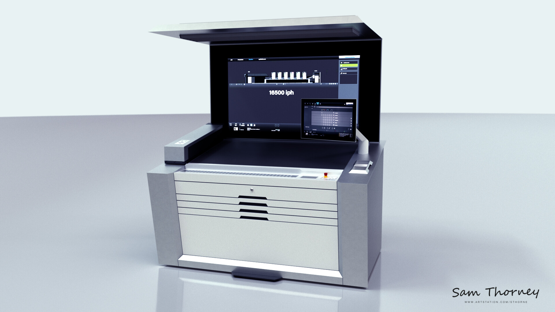 Sam Thorney - Heidelberg - Speedmaster CX 104 Product Renders