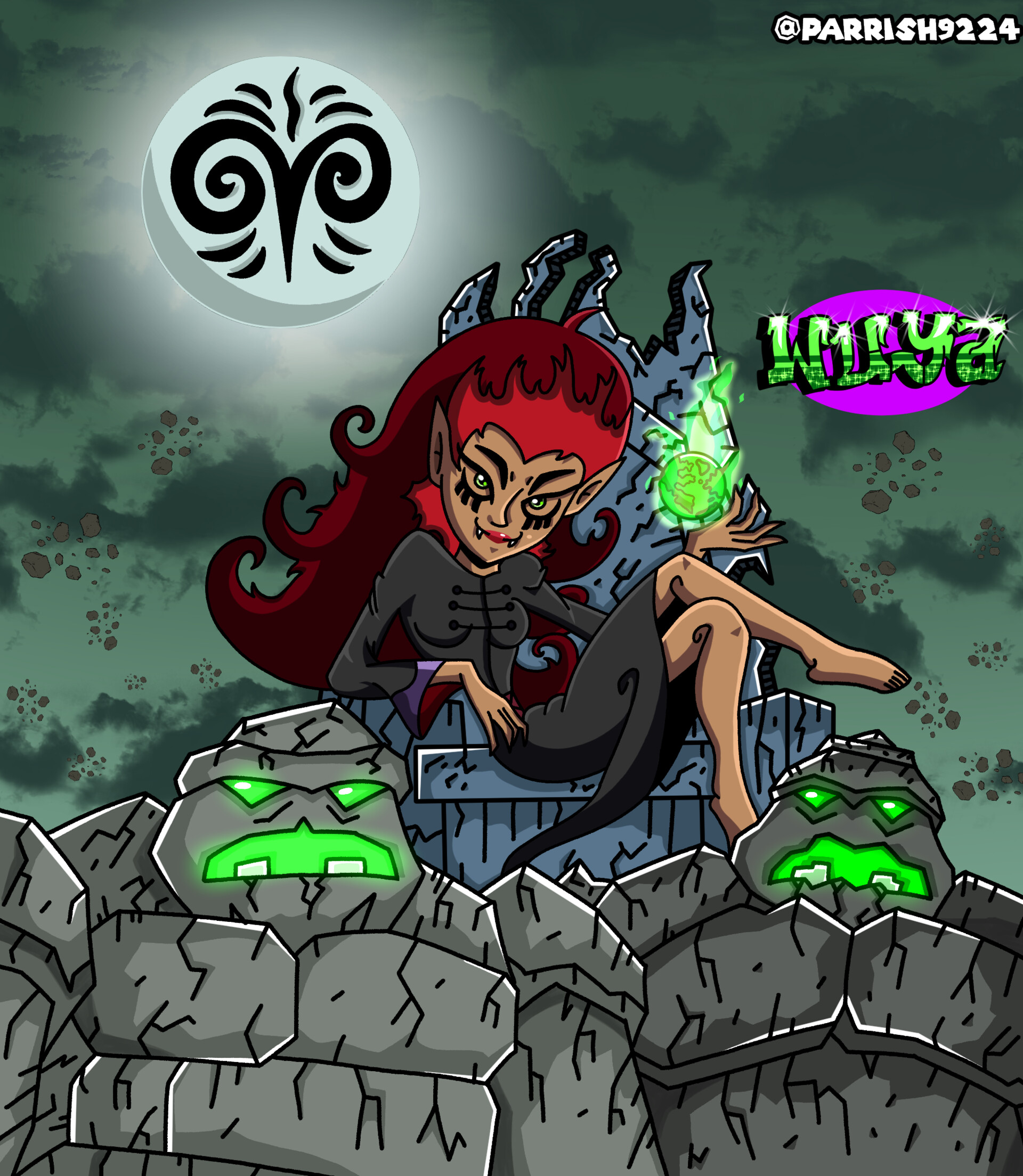 ArtStation - Xiaolin Showdown Wuya illustration