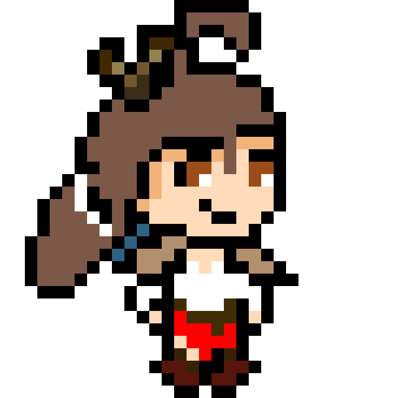 ArtStation - Nanashi Mumei Pixel Art