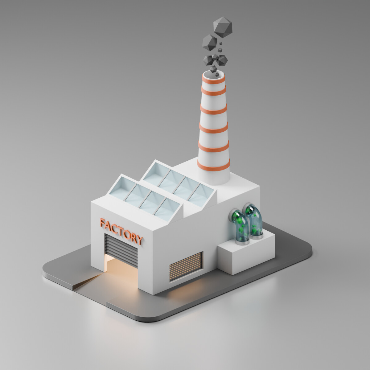 ArtStation - Isometric 3D Factory