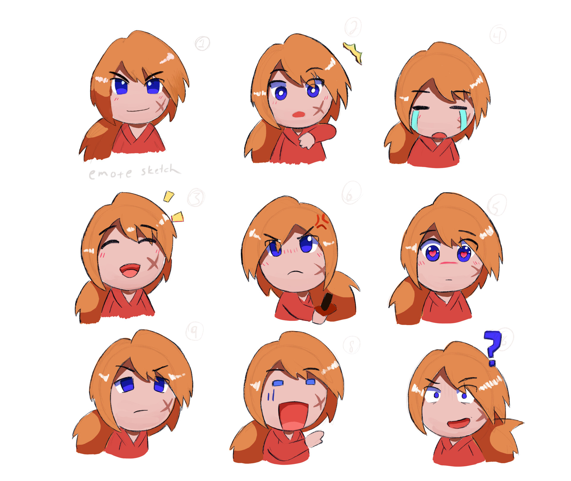 ArtStation - Strawberry emotes