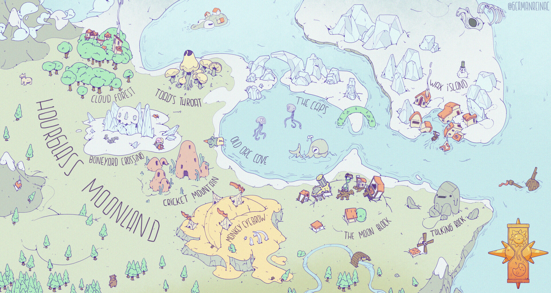 ArtStation - Hourglass Moonland .09 (Animated Show)