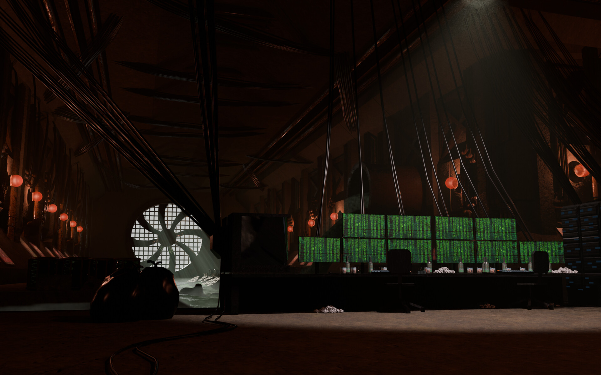 ArtStation - Cyberpunk Hideout