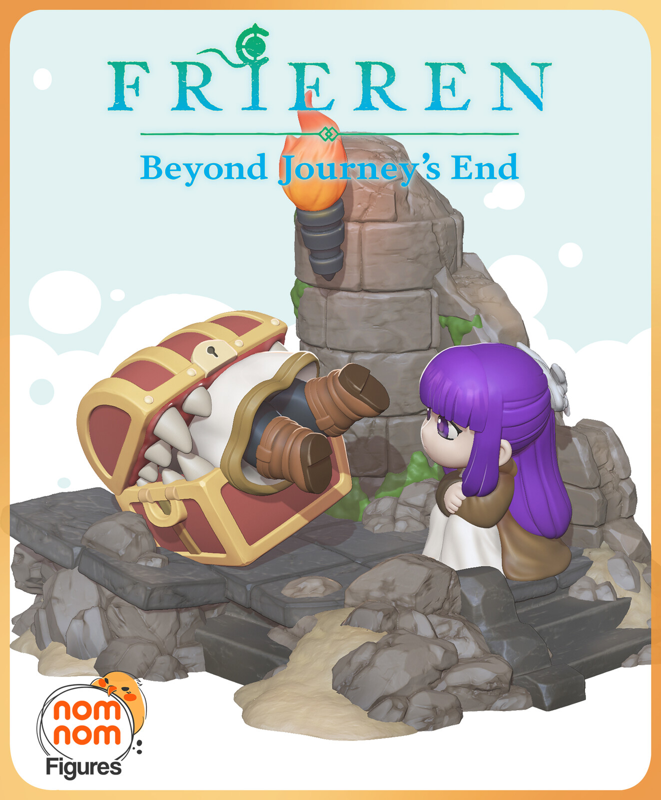 NomNom Figures - Chibi Mimic Chest x Frieren