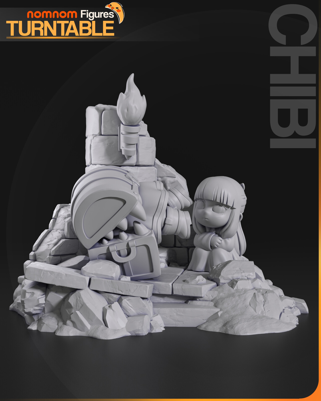 NomNom Figures - Chibi Mimic Chest x Frieren