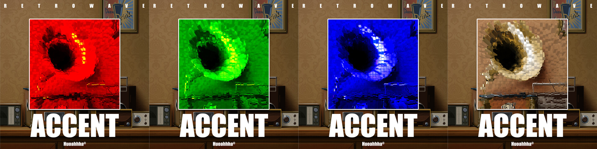 ArtStation - Retro accents