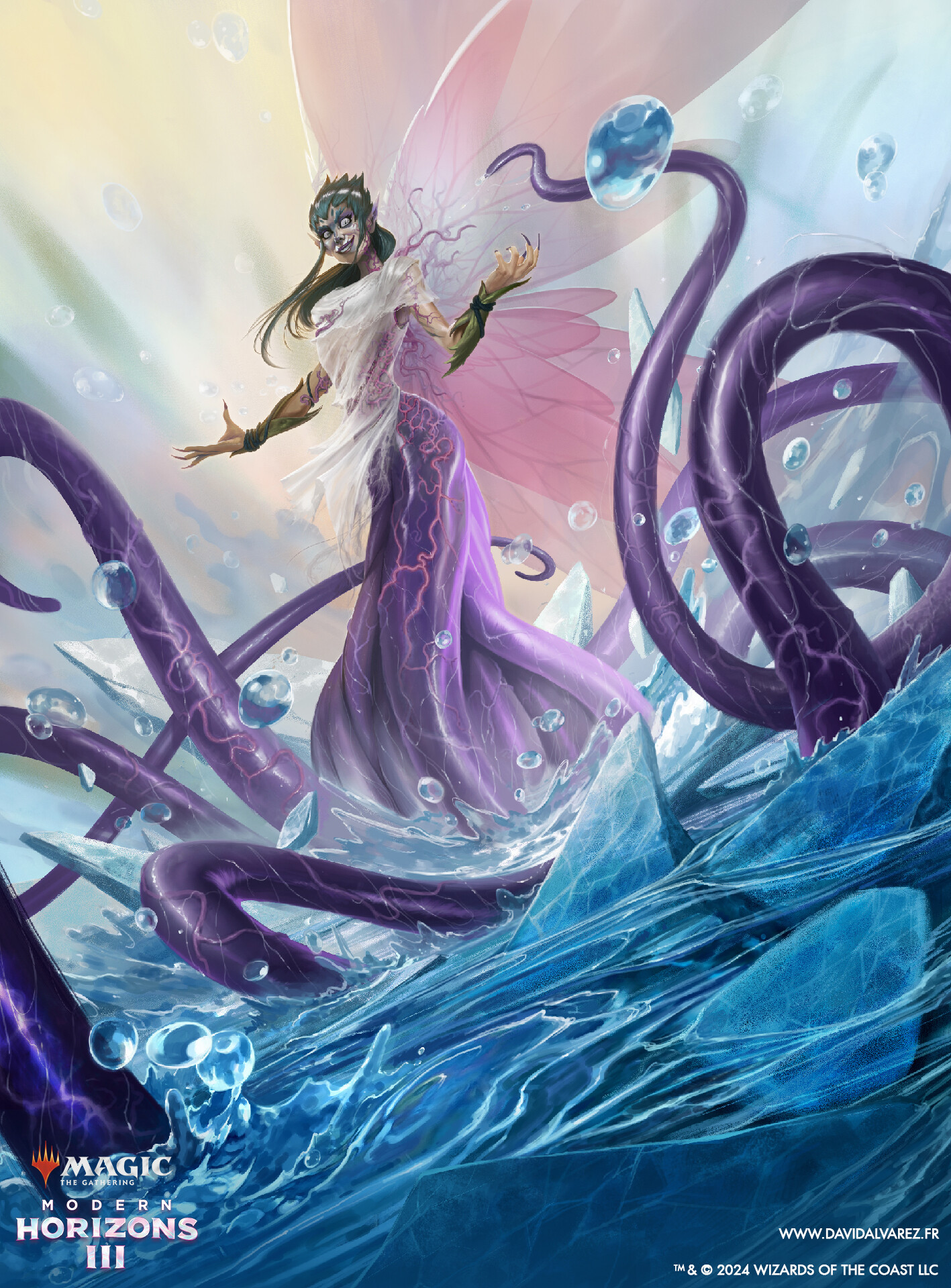 Emrakul Art Modern Horizons 3 Prerelease Opening..Emrakul & Ajani Say