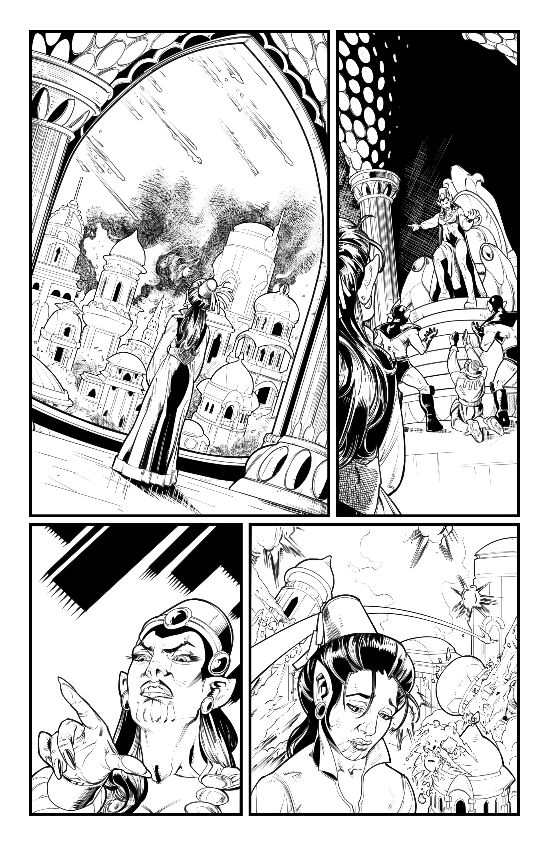 ArtStation - Sample Page Comic: Empyre Hulkling