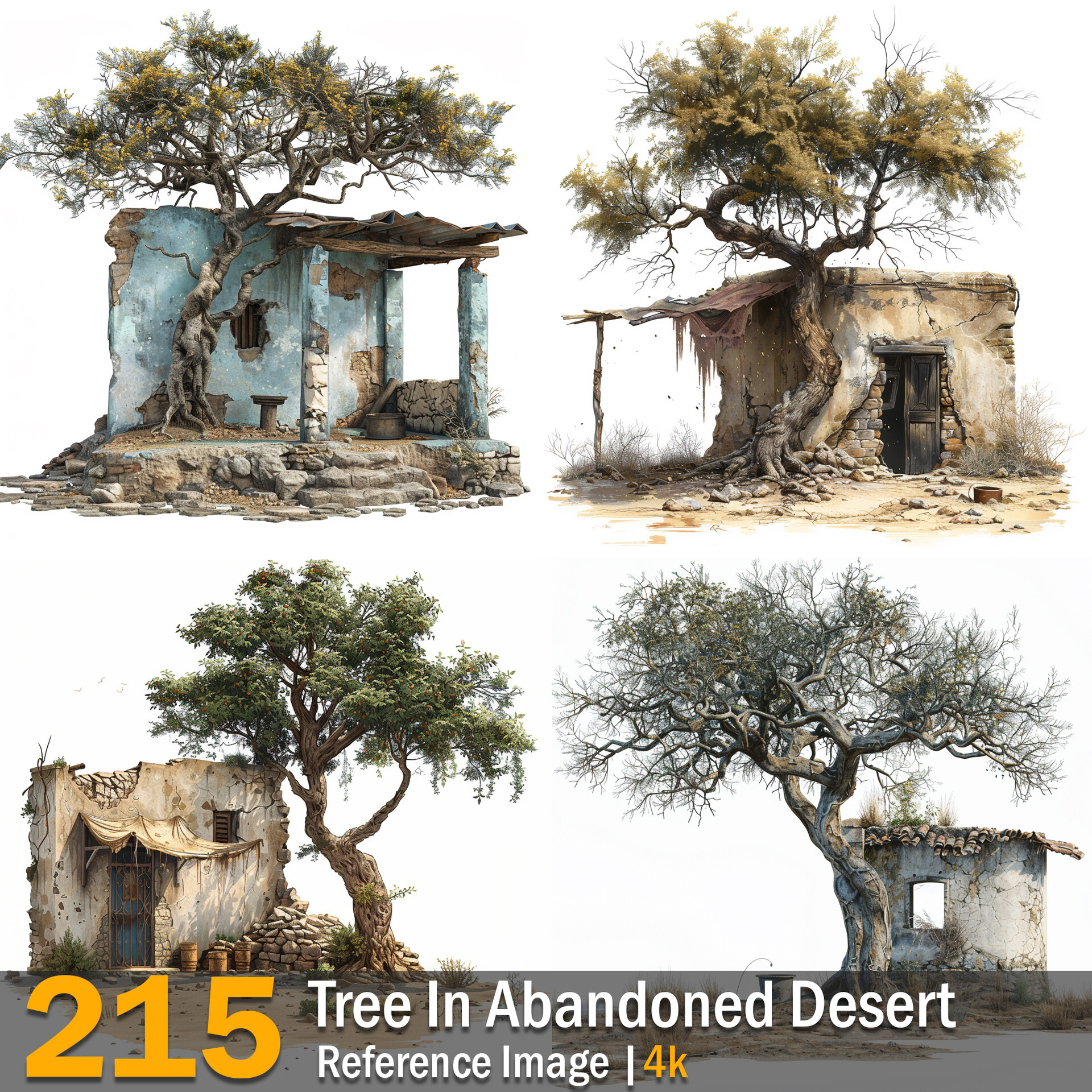 ArtStation - Tree In Abandoned Desert | Reference Images | 4K