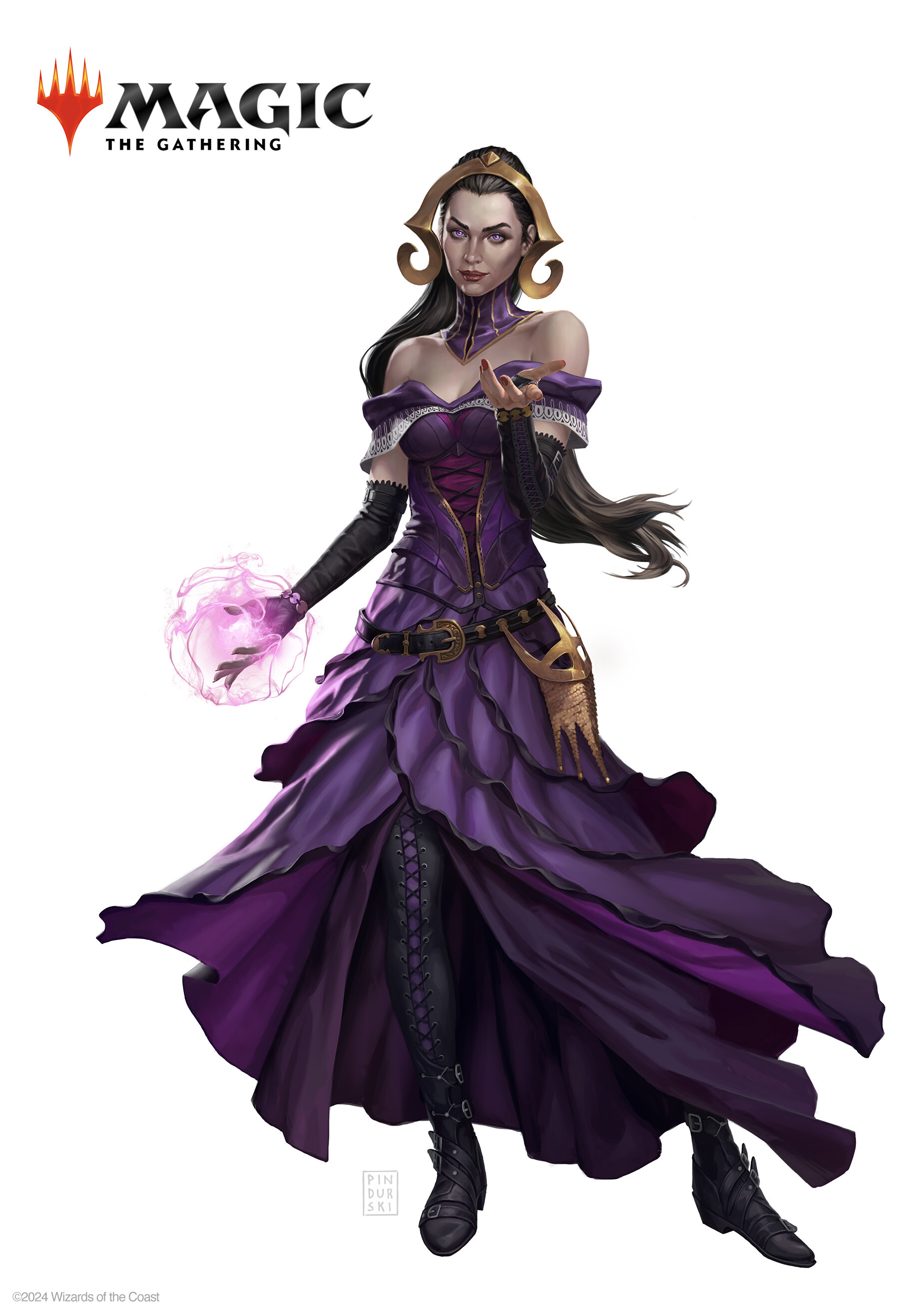 ArtStation - MTG Foundations Beginner Box Character Art: Liliana