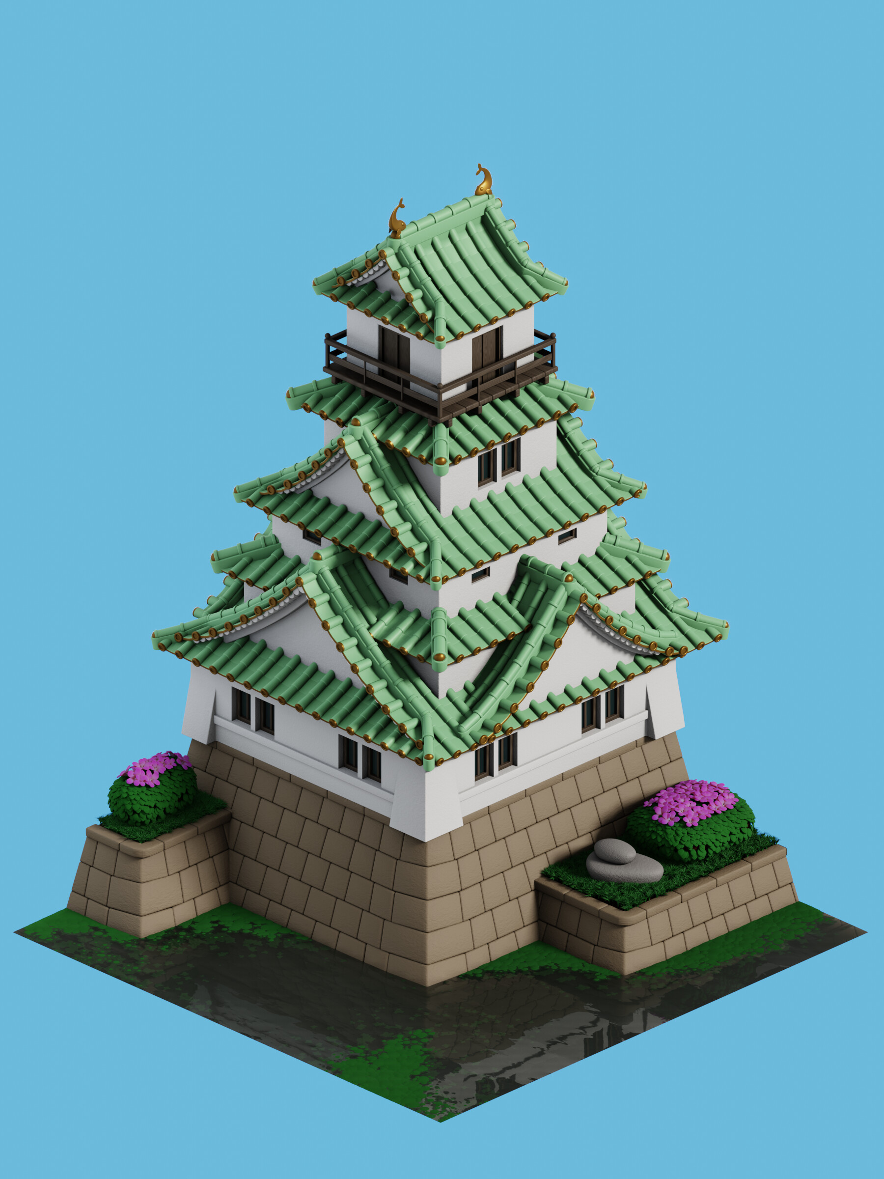 ArtStation - Japan impressions - Castles