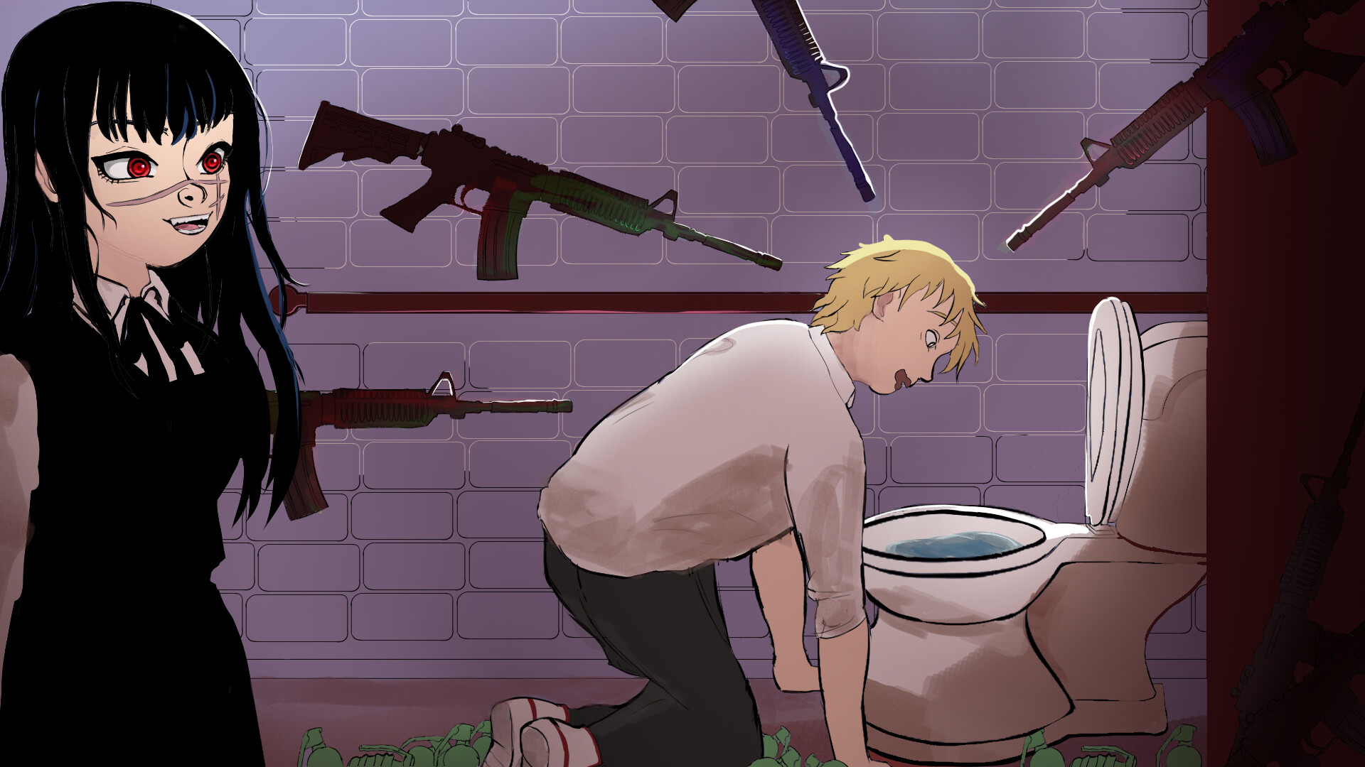 ArtStation - Gunpoint Throw Up