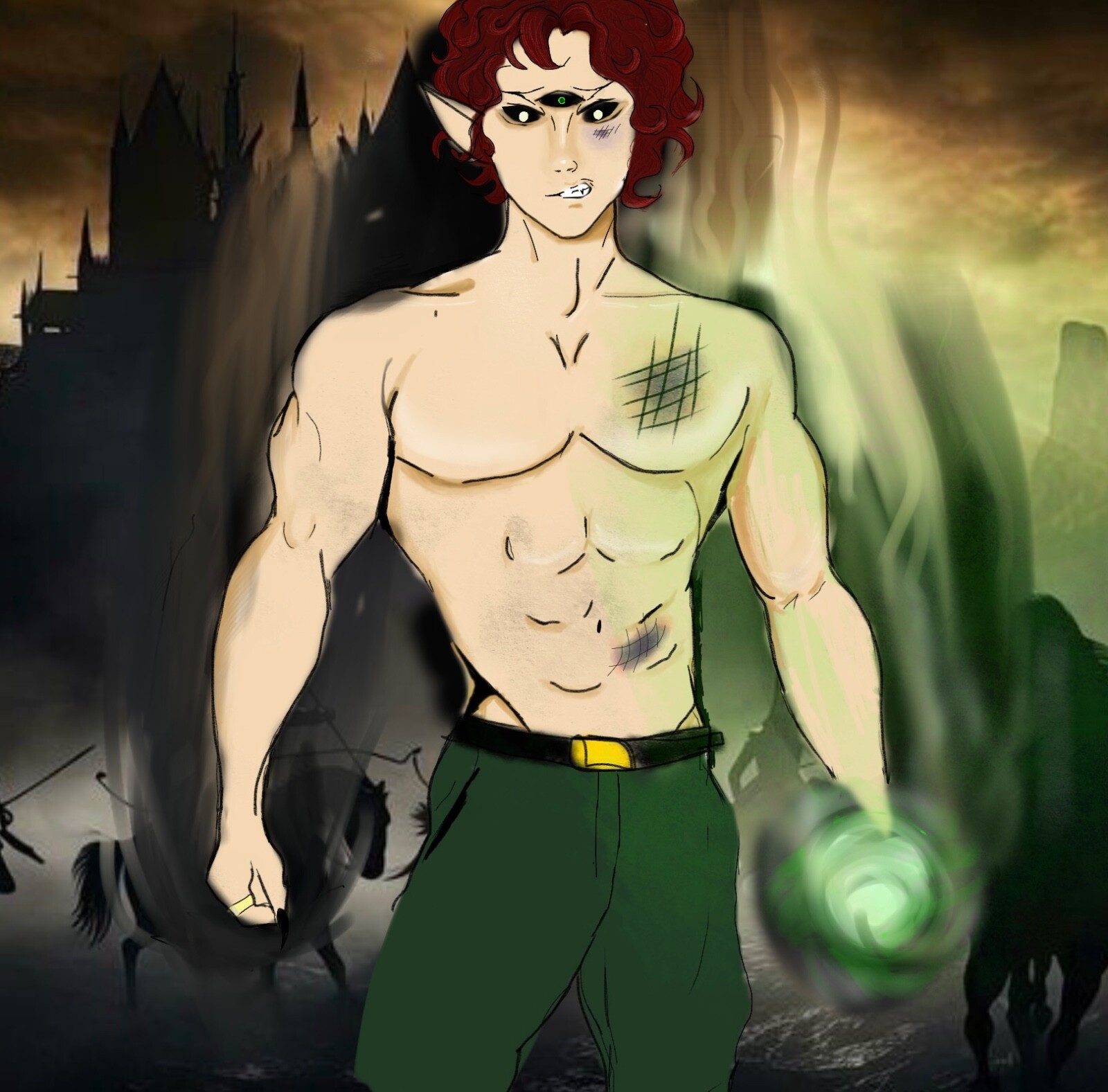ArtStation - Oc_caleb little demigod guy lol