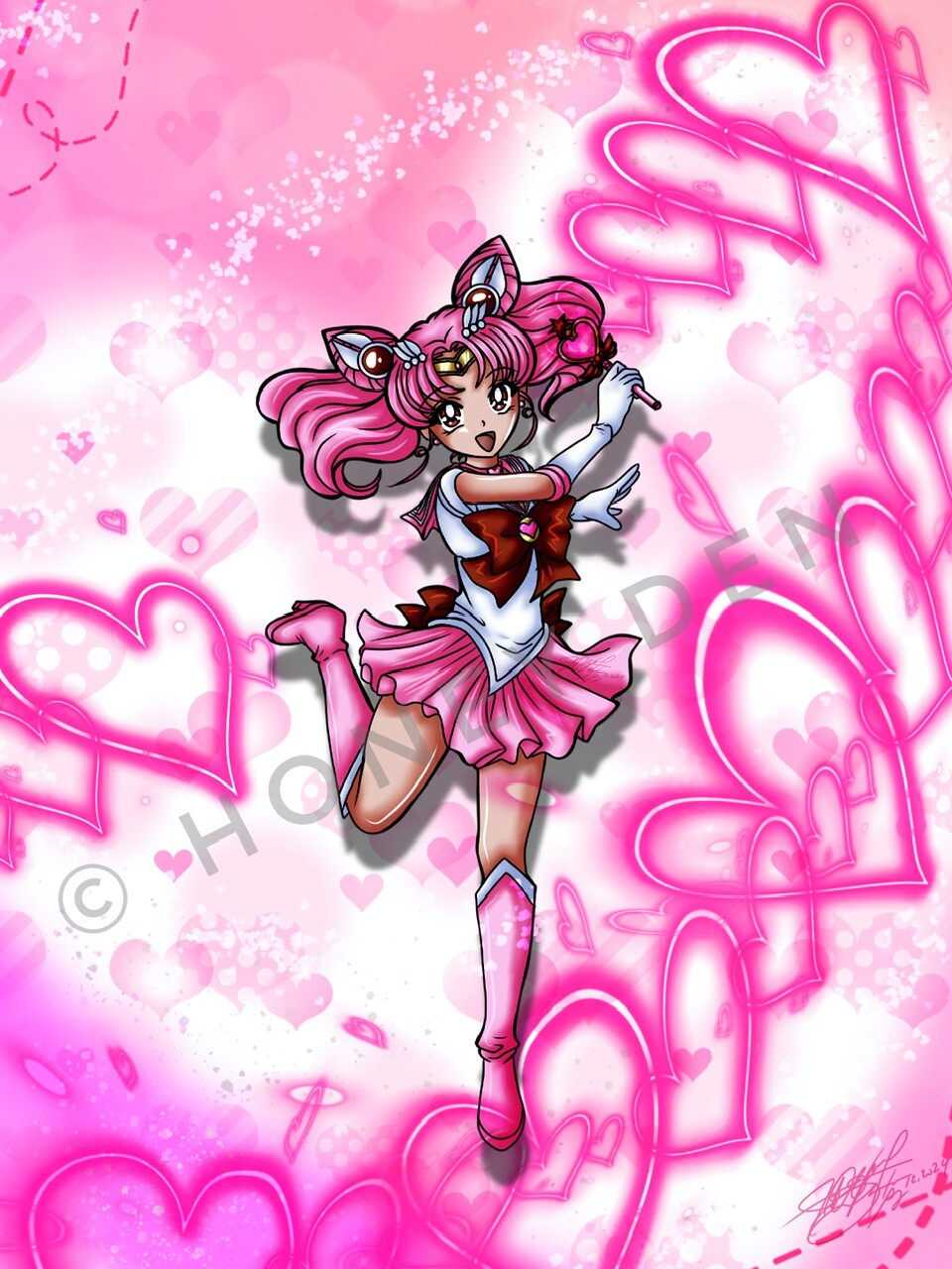 ArtStation - Sailor Chibi Moon