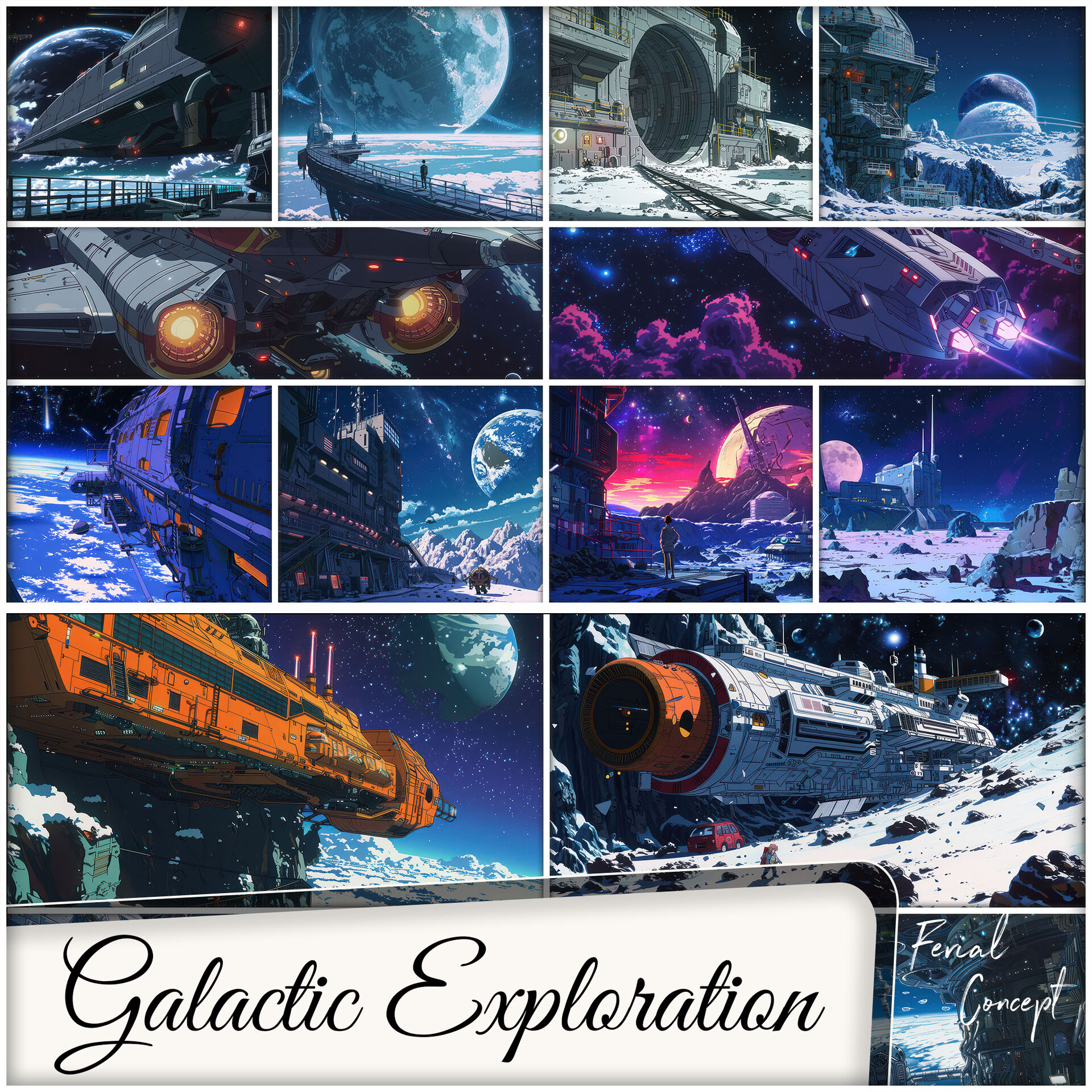 Ferial Concept - 🔹210 Galactic Exploration - Anime Concept Reference ...
