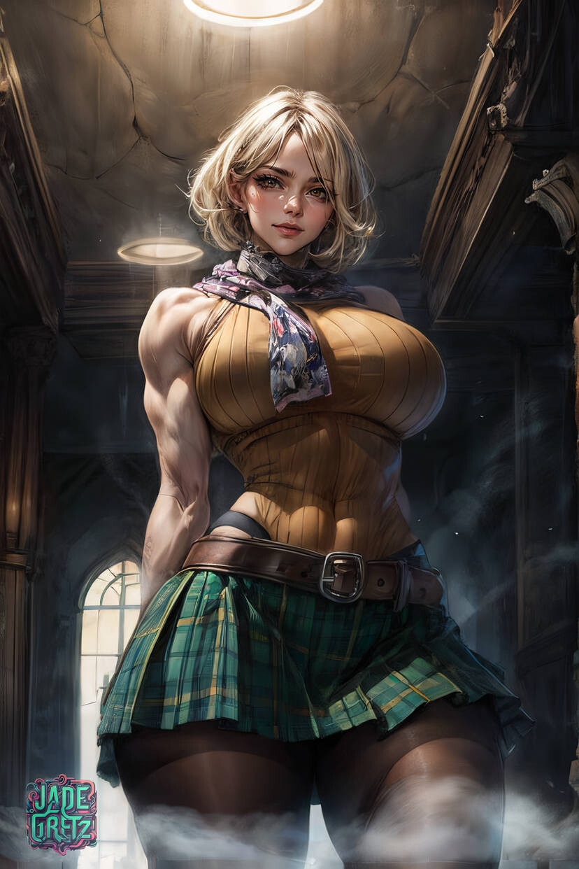 ArtStation - Ashley Graham: Scarlet Conundrum by Jade Gretz