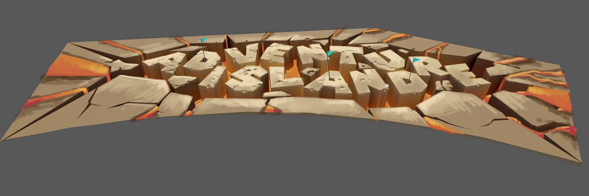 ArtStation - volcanic letters