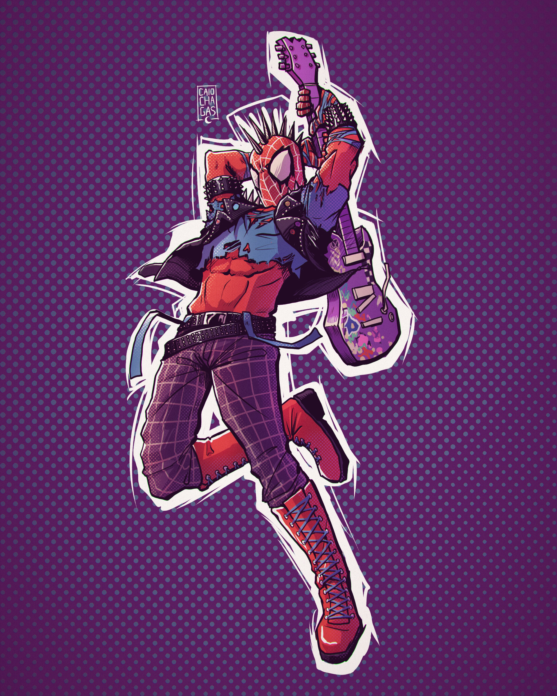 ArtStation - Spider-Punk - Fanart