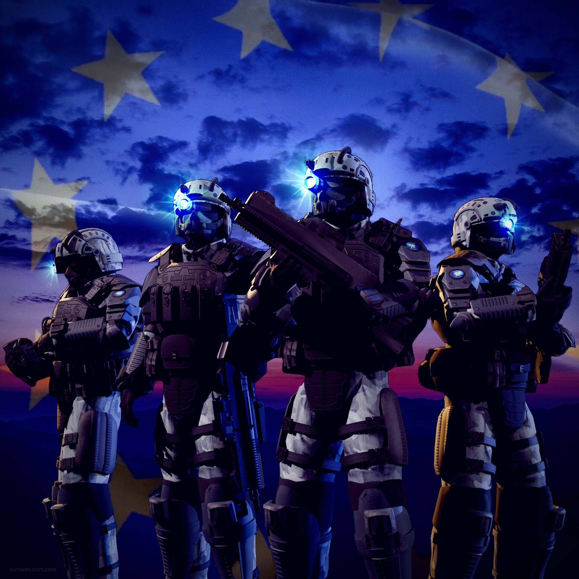 ArtStation - ENDWAR Enforcer Corps Kommandos/Grenadiers