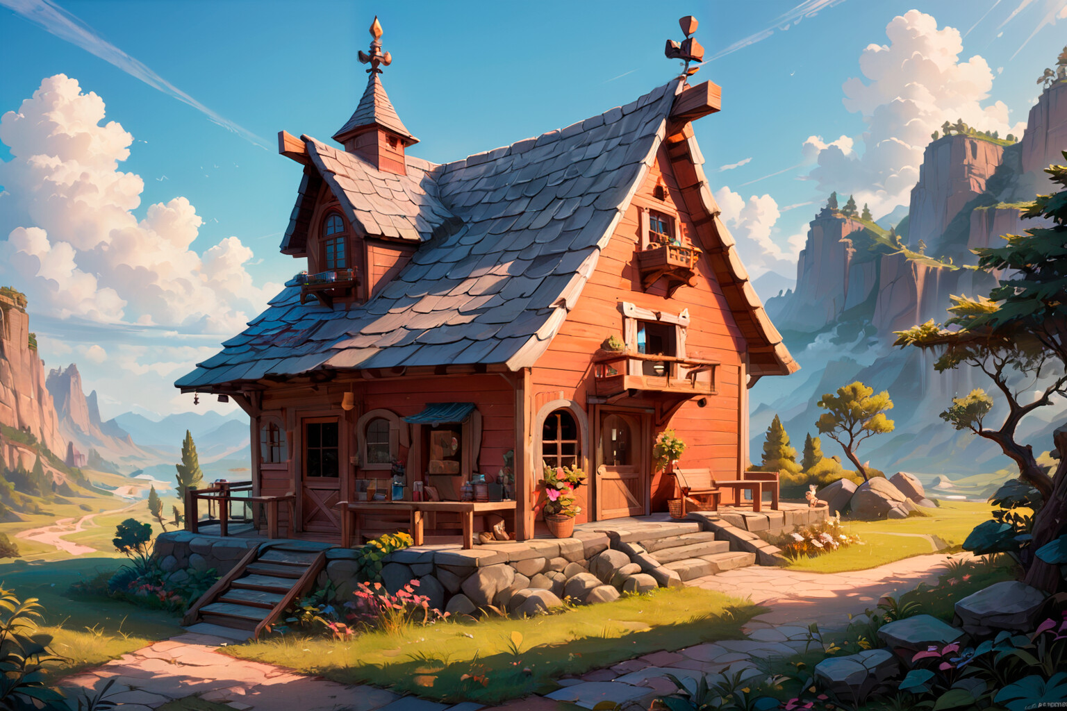 ArtStation - Cozy Hut 001