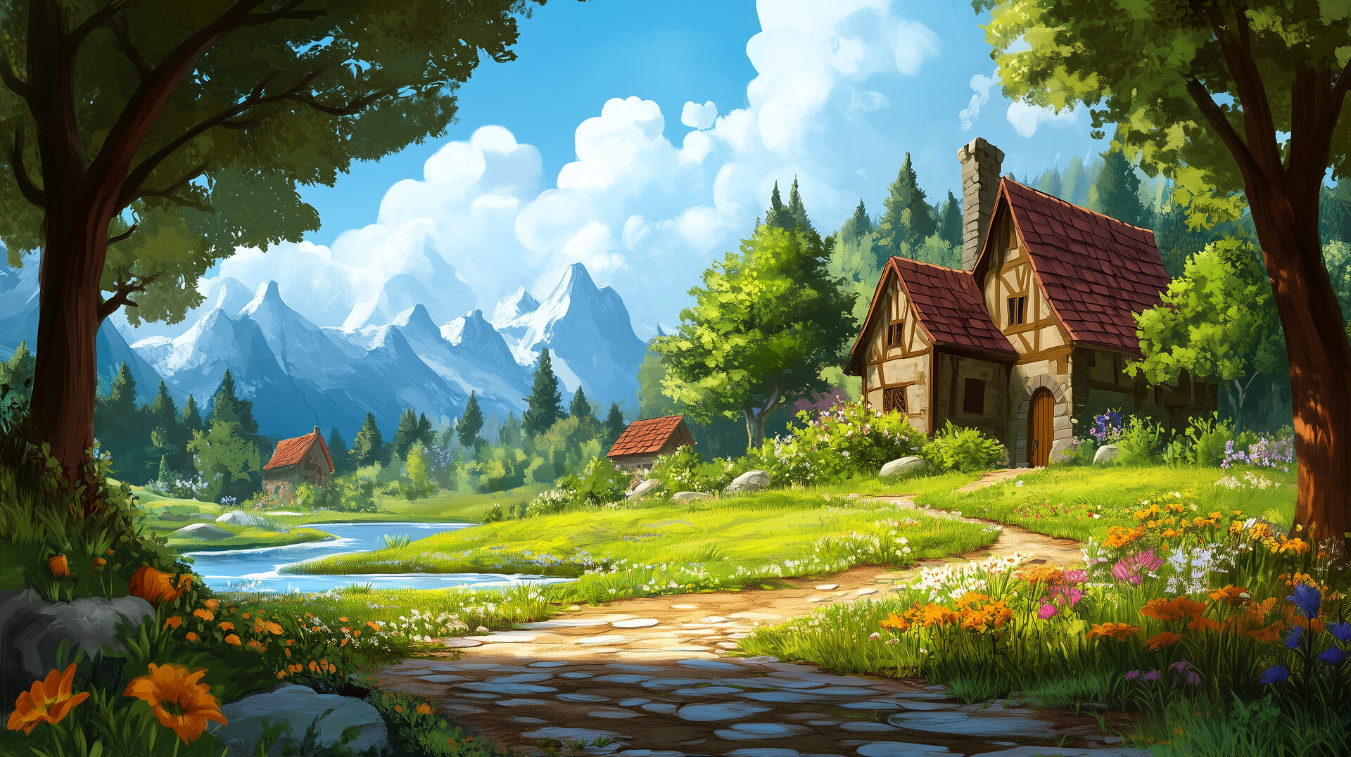 ArtStation - Fantasy Landscape #1