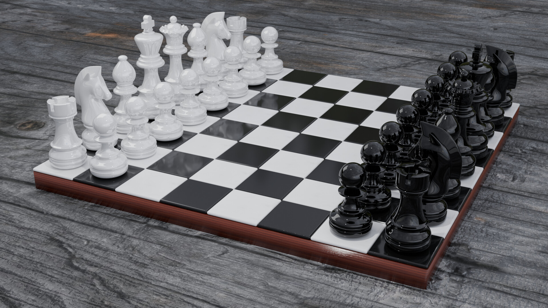 ArtStation - 3D Model Chess