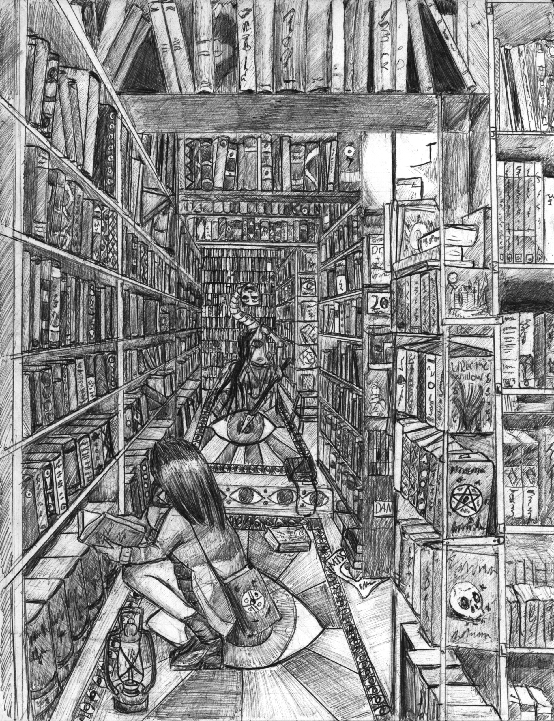 ArtStation - infinite library