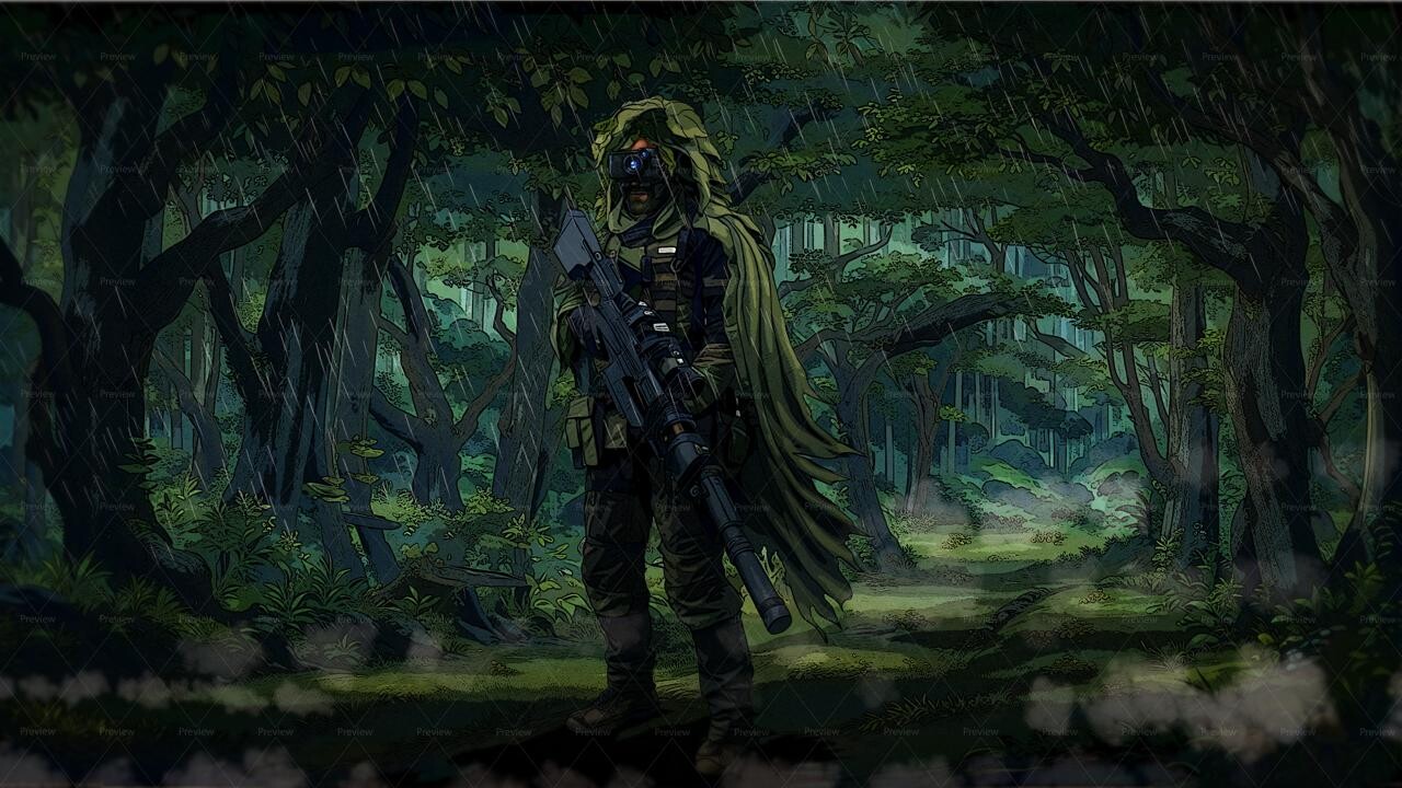 abstract world - 2d screening oc design