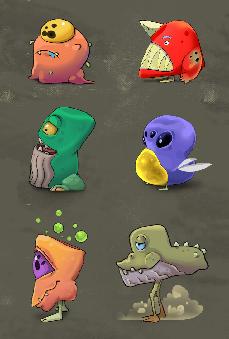 ArtStation - Game Characters Concept